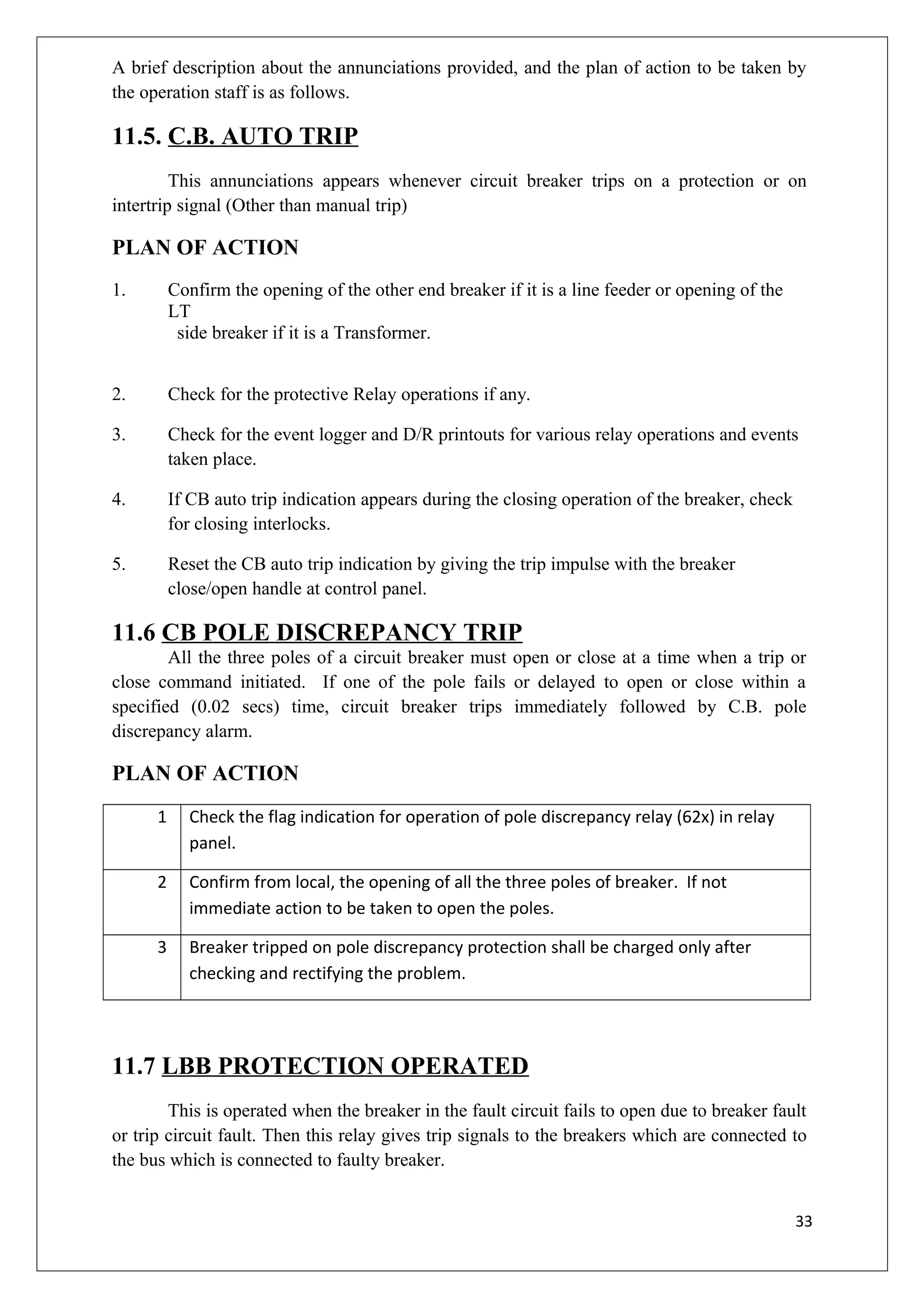 Operational description of 400kv switchyard NTPC Ramagundam RSTPS | DOC