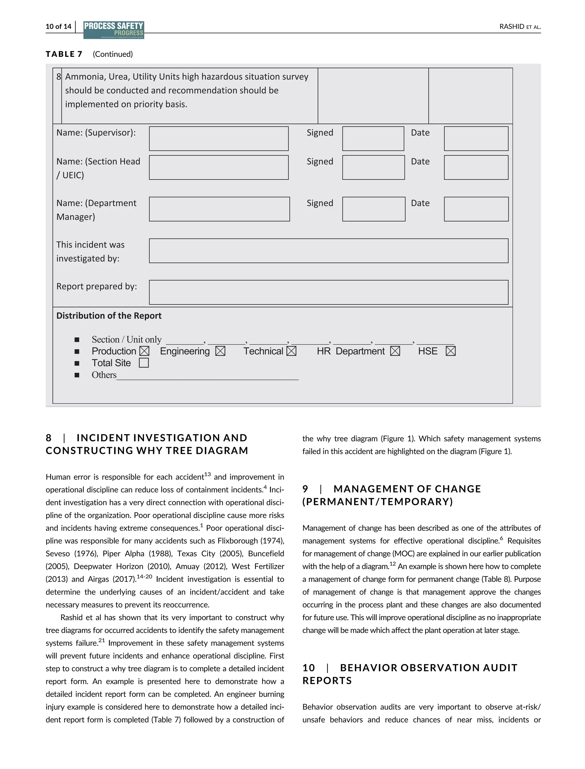 Operational discipline in practices - Build the safety culture | PDF