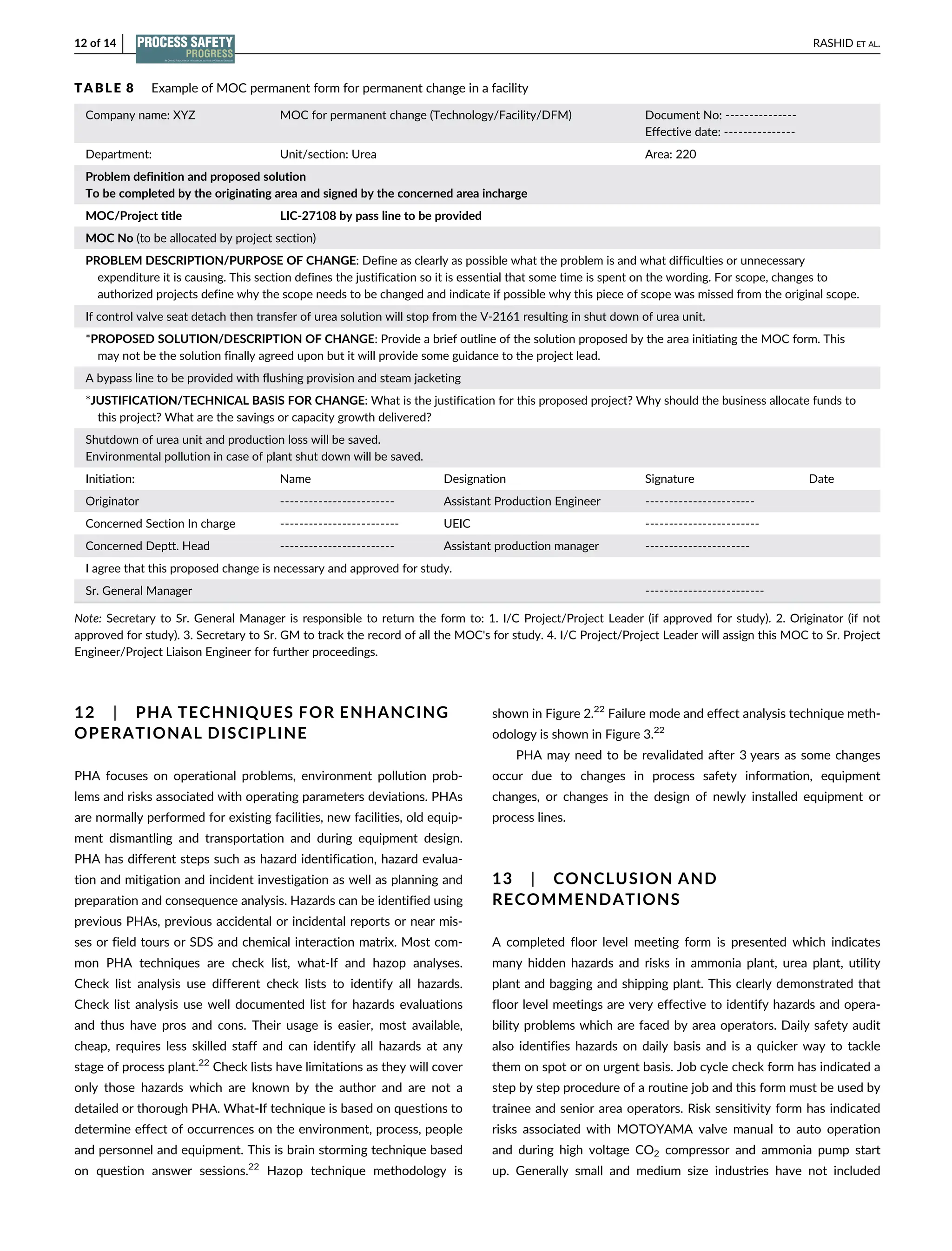 Operational discipline in practices - Build the safety culture | PDF