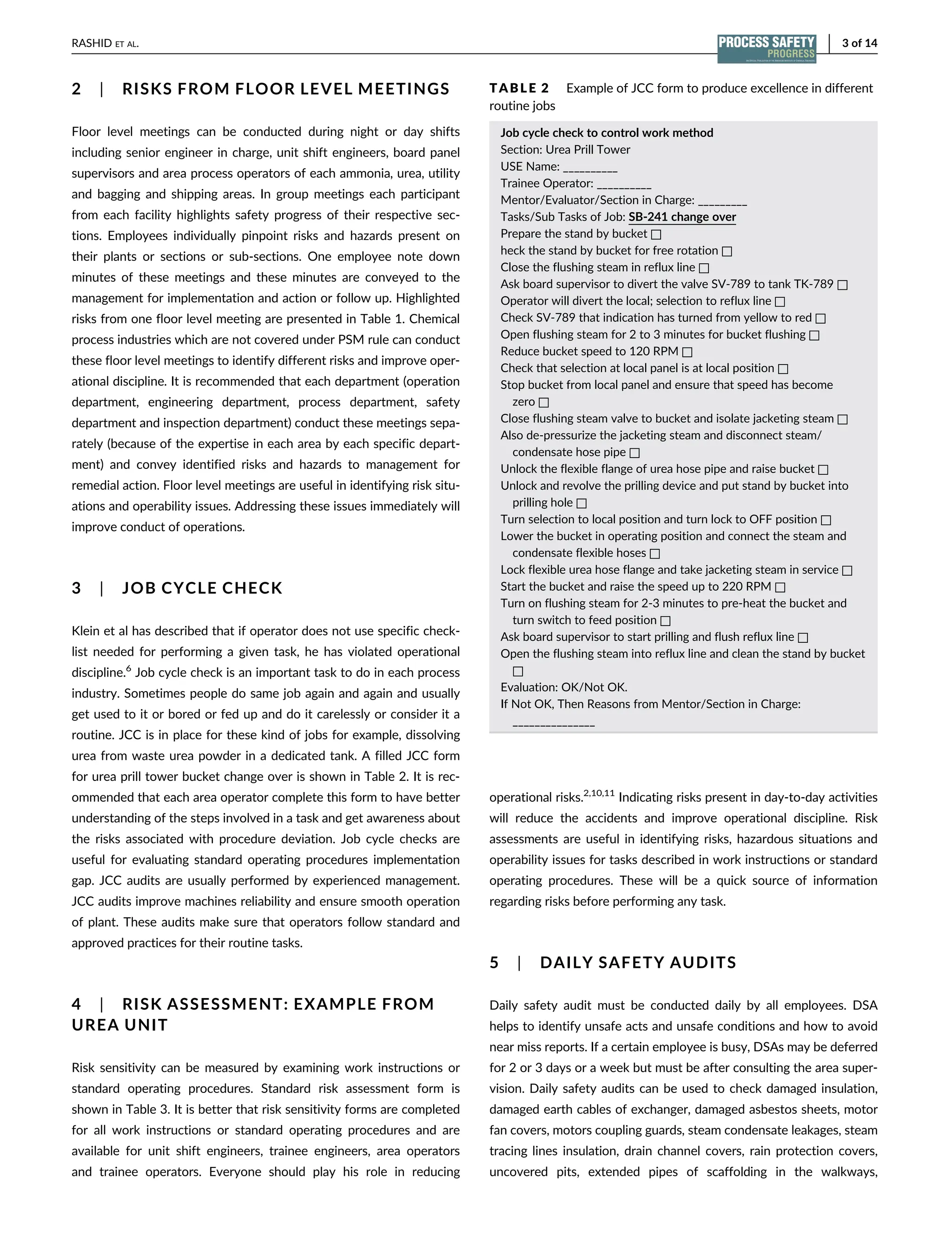 Operational discipline in practices - Build the safety culture | PDF