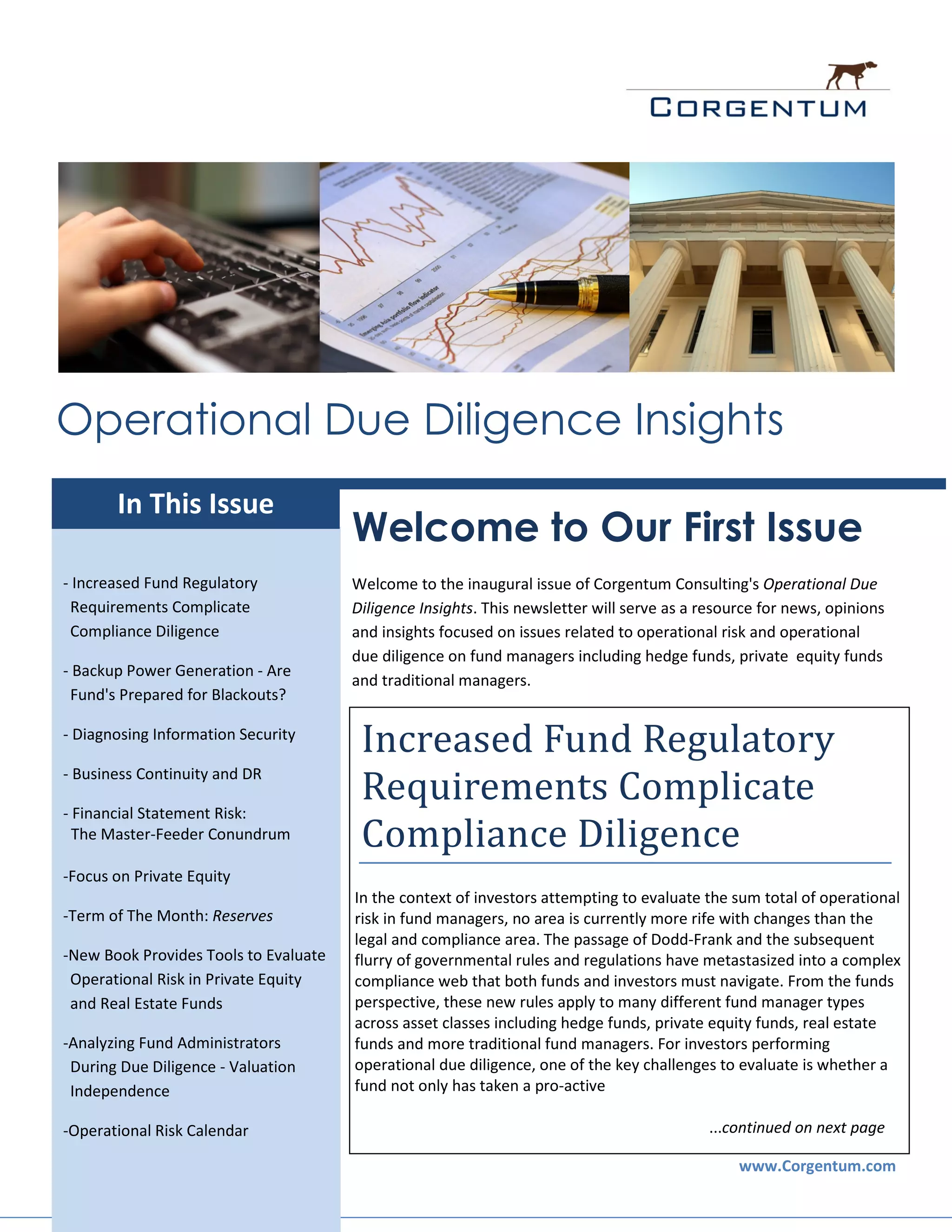 Operational due diligence_insights_corgentum_feb_2012 (2) | PDF