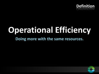 Shepherding Your Content for Operational Efficiency | PPT