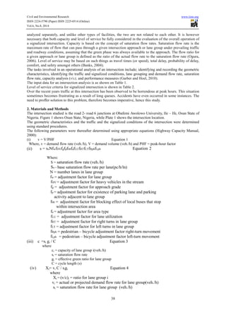 Operational evaluation of road | PDF