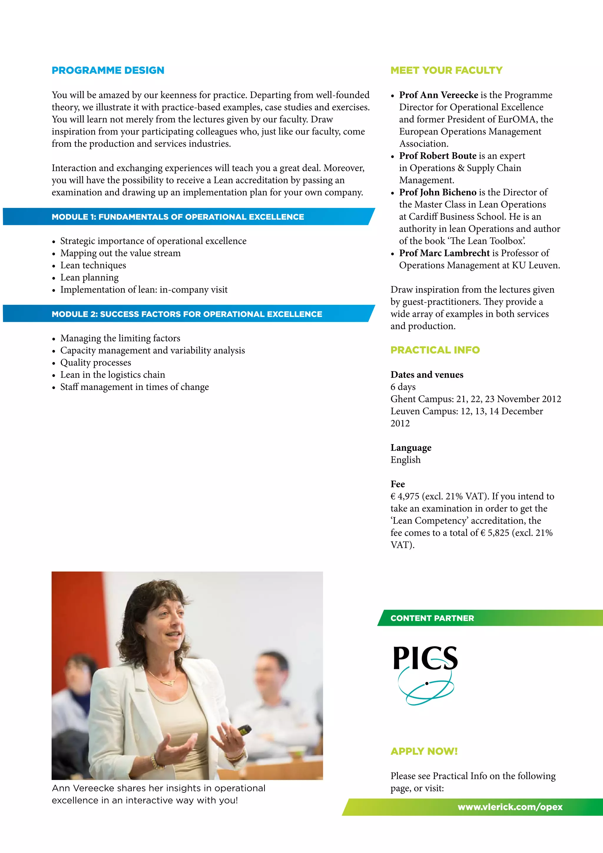 Brochure Operational excellence | PDF