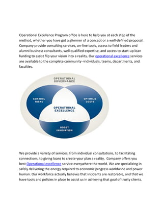 Operational excellence | PDF