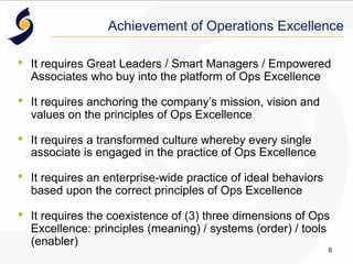Operations excellence | PDF