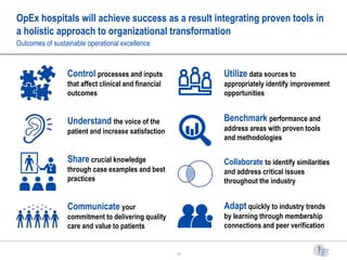 Operational Excellence Healthcare Alliance | PPTX