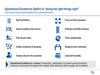Operational Excellence Healthcare Alliance | PPTX