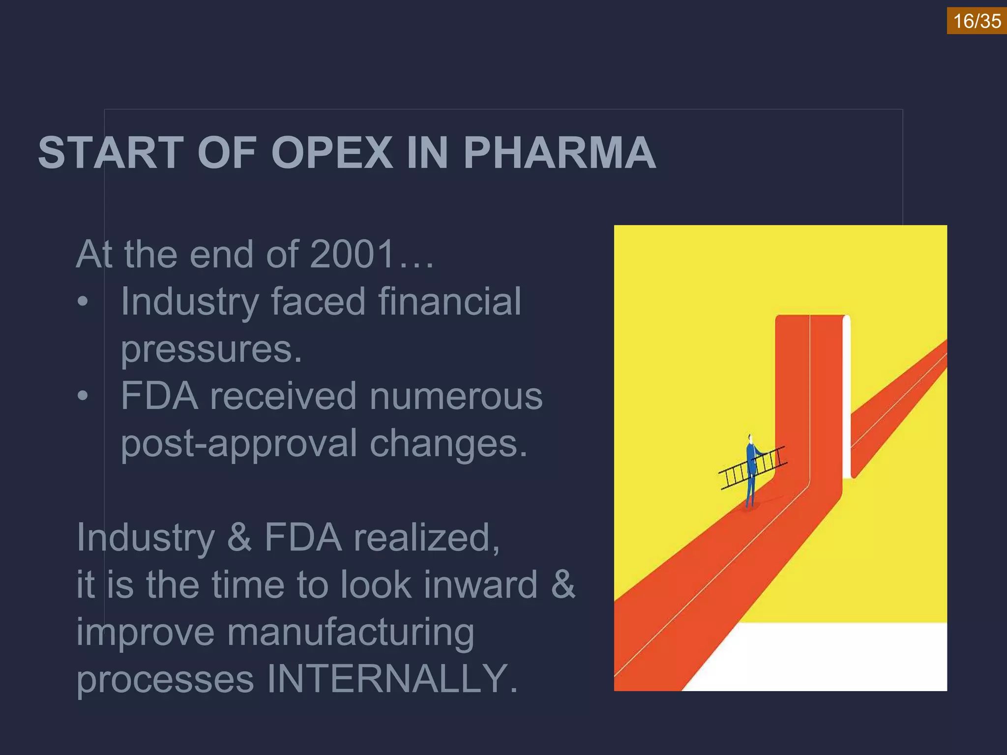 Operational Excellence in Pharma Industry | PPTX