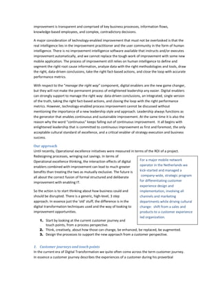 Operational excellence in the era of digital transformation | PDF