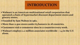 Operational excellence of wal | PPT