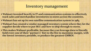 Operational excellence of wal | PPT