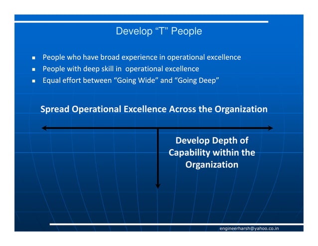 Operational excellence through lean & six sigma | PDF