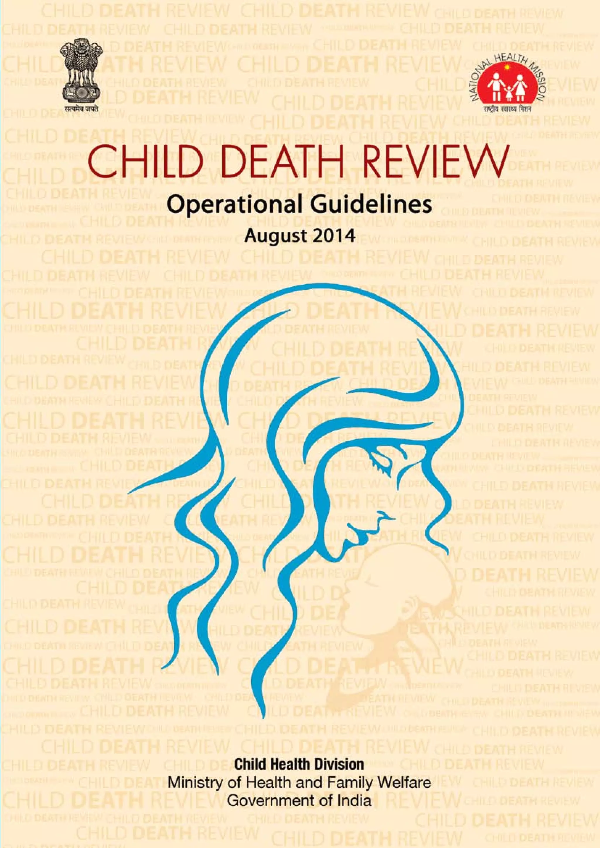 Operational guidelines child_death_review | PDF