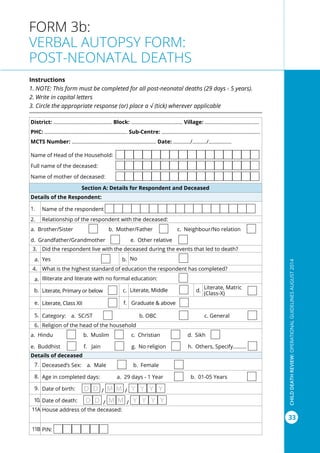 Operational guidelines child_death_review | PDF