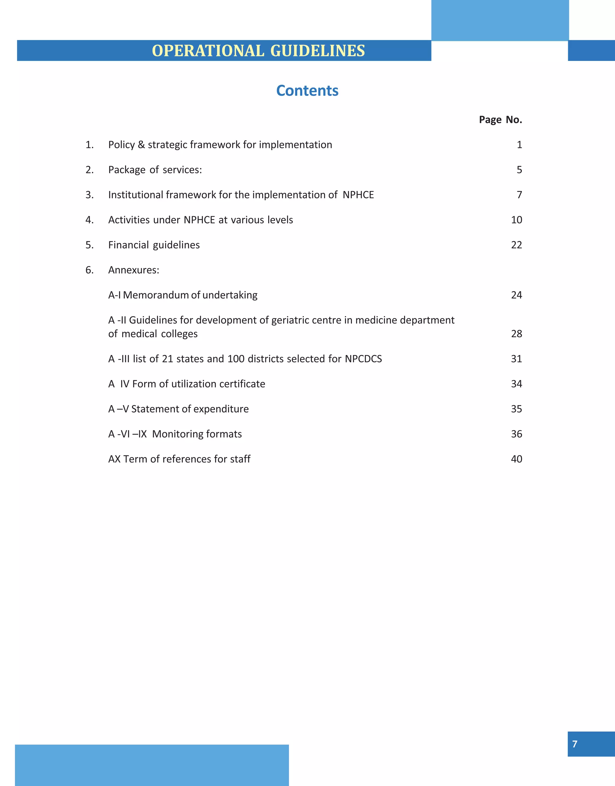 Operational guidelines nphce_final | PDF