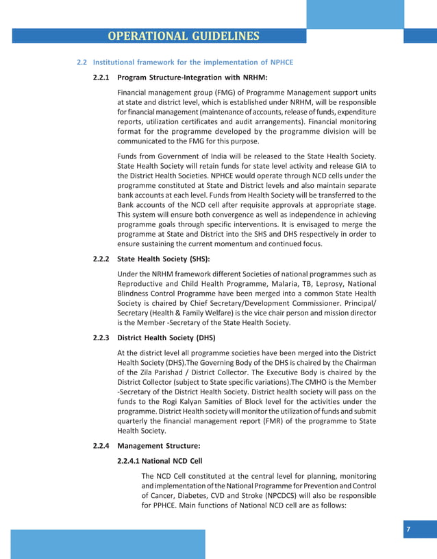 Operational guidelines nphce_final | PDF