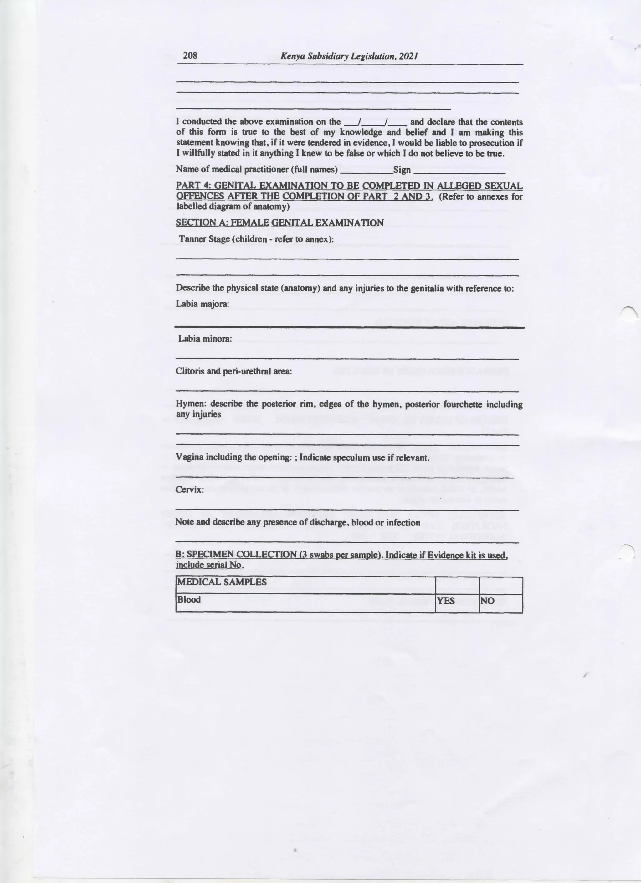 OPERATIONALIZATION OF THE REVISED MEDICAL EXAMINATION REPORT (FORM P3 ...