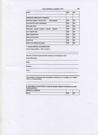 OPERATIONALIZATION OF THE REVISED MEDICAL EXAMINATION REPORT (FORM P3 ...