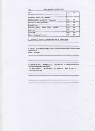 OPERATIONALIZATION OF THE REVISED MEDICAL EXAMINATION REPORT (FORM P3 ...
