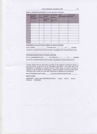 OPERATIONALIZATION OF THE REVISED MEDICAL EXAMINATION REPORT (FORM P3 ...