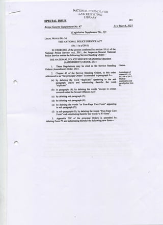 OPERATIONALIZATION OF THE REVISED MEDICAL EXAMINATION REPORT (FORM P3 ...
