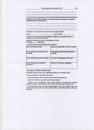 OPERATIONALIZATION OF THE REVISED MEDICAL EXAMINATION REPORT (FORM P3 ...