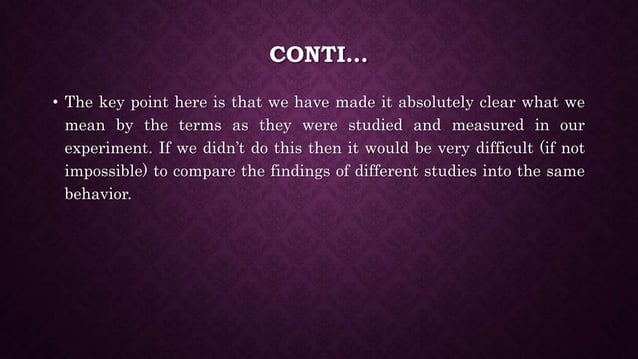 Operationalization of variables | PPTX