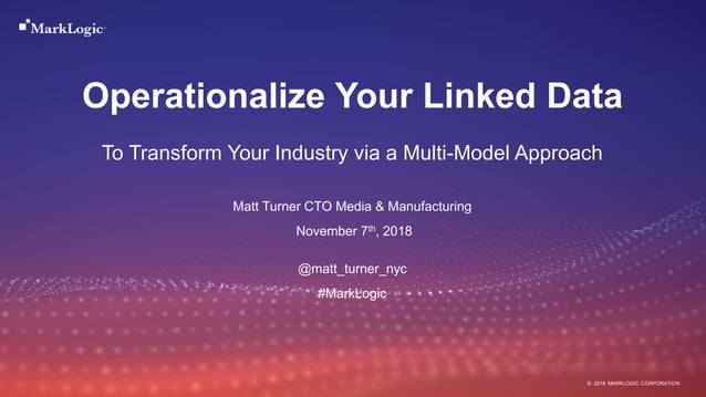 Operationalize Your Linked Data | PPT