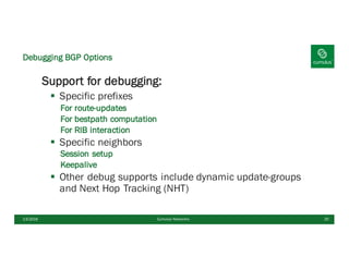 Operationalizing BGP in the SDDC | PDF