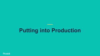 Operationalizing Data Science: The Right Architecture and Tools | PPT