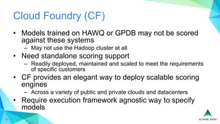 Operationalizing Data Science Using Cloud Foundry | PPTX | Cloud Computing | Internet