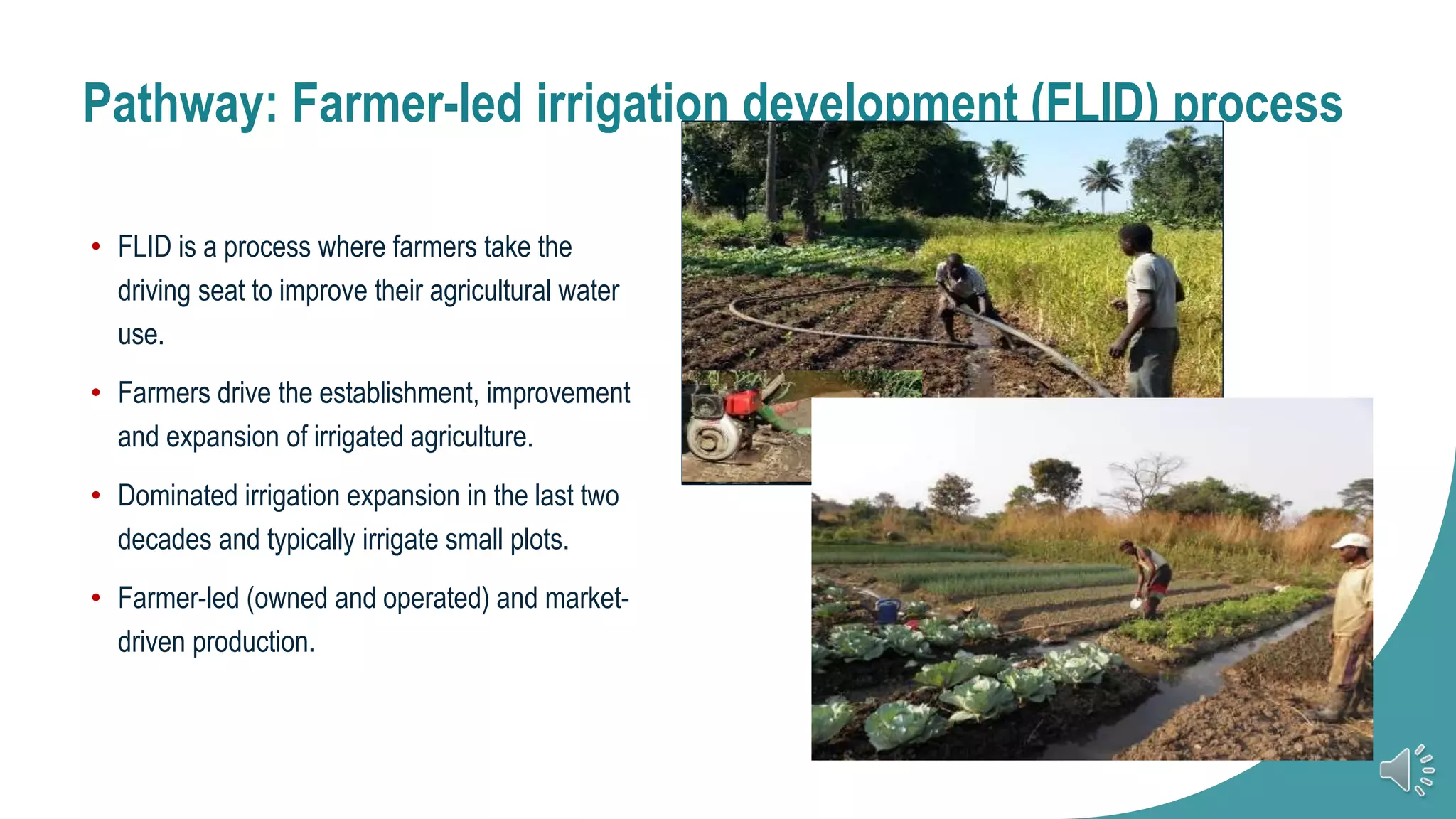 Operationalizing farmer led irrigation development at scale | PPTX