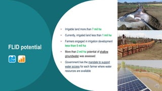 Operationalizing farmer led irrigation development at scale | PPTX