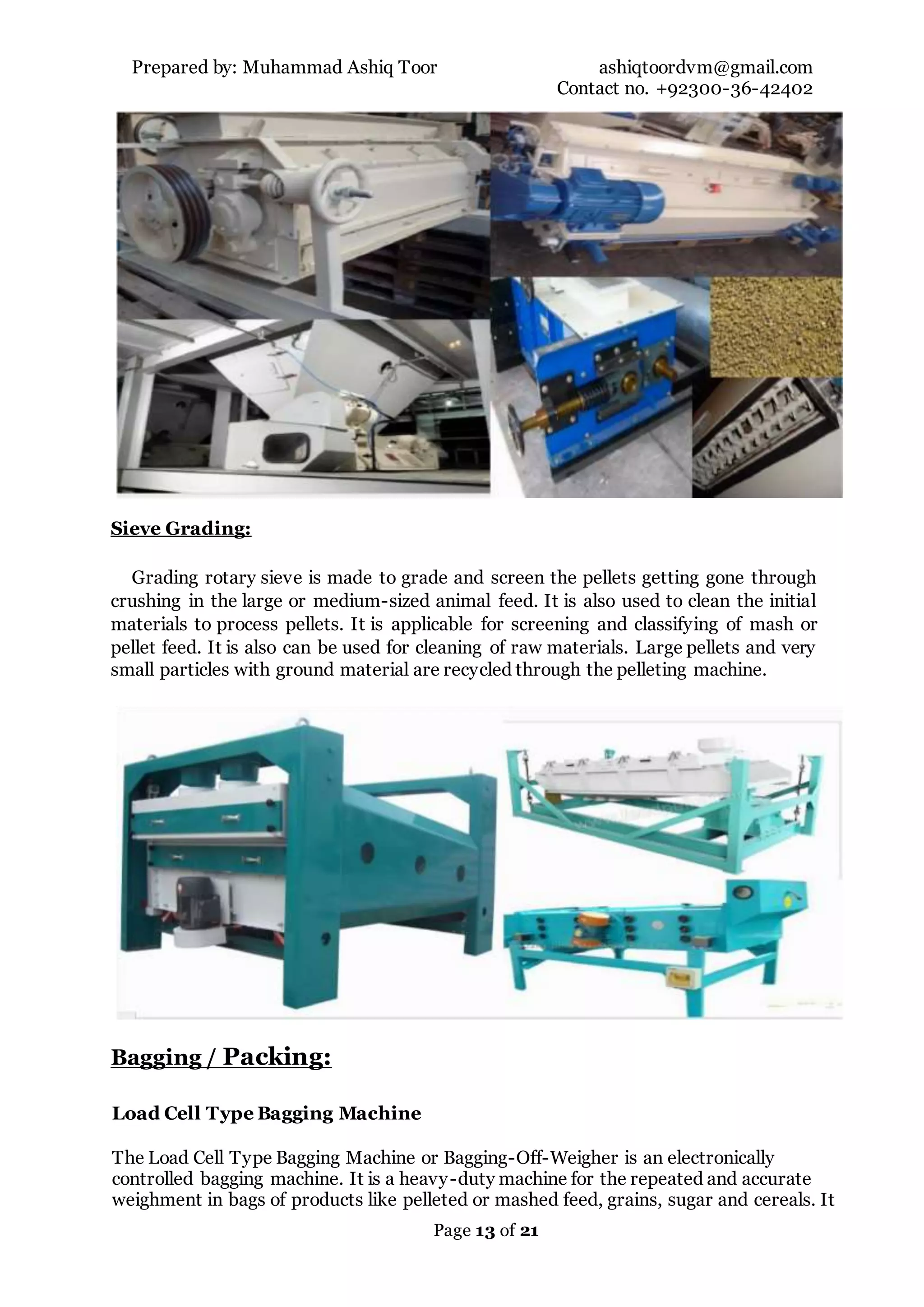 Operational mechanisms of feed mill | DOCX