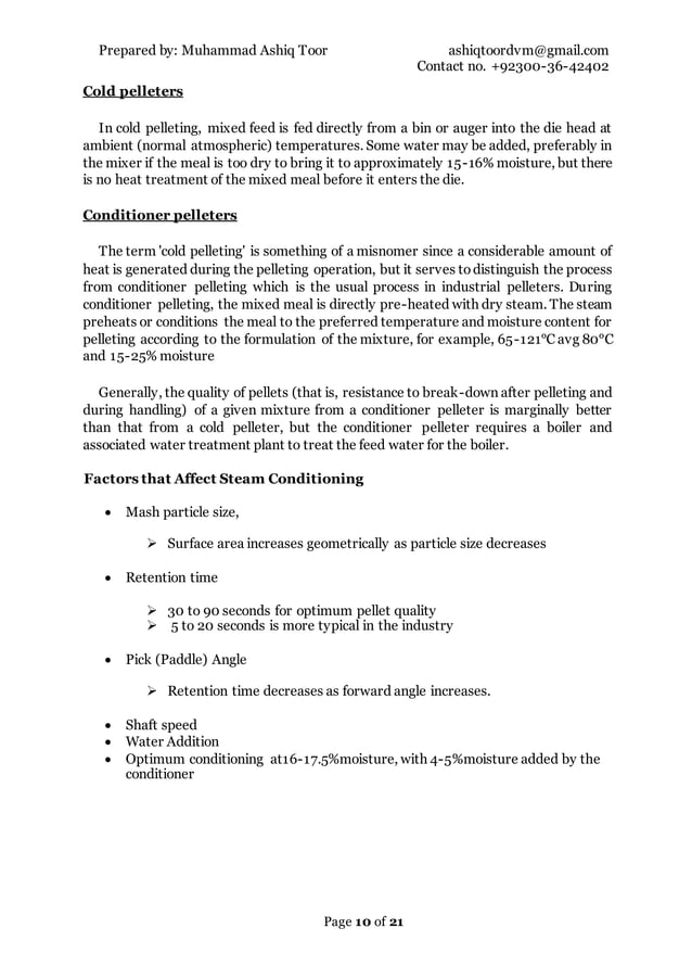 Operational mechanisms of feed mill | DOCX | Agriculture | Industries