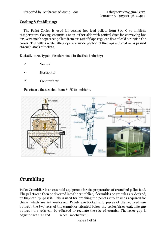 Operational mechanisms of feed mill | DOCX | Agriculture | Industries