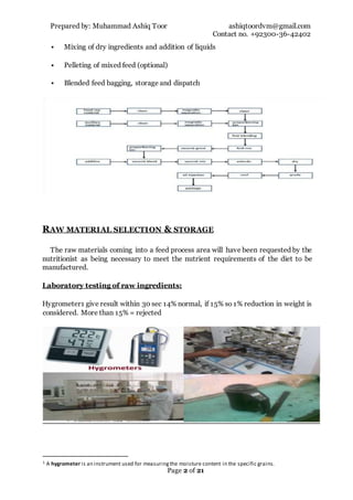 Operational mechanisms of feed mill | DOCX