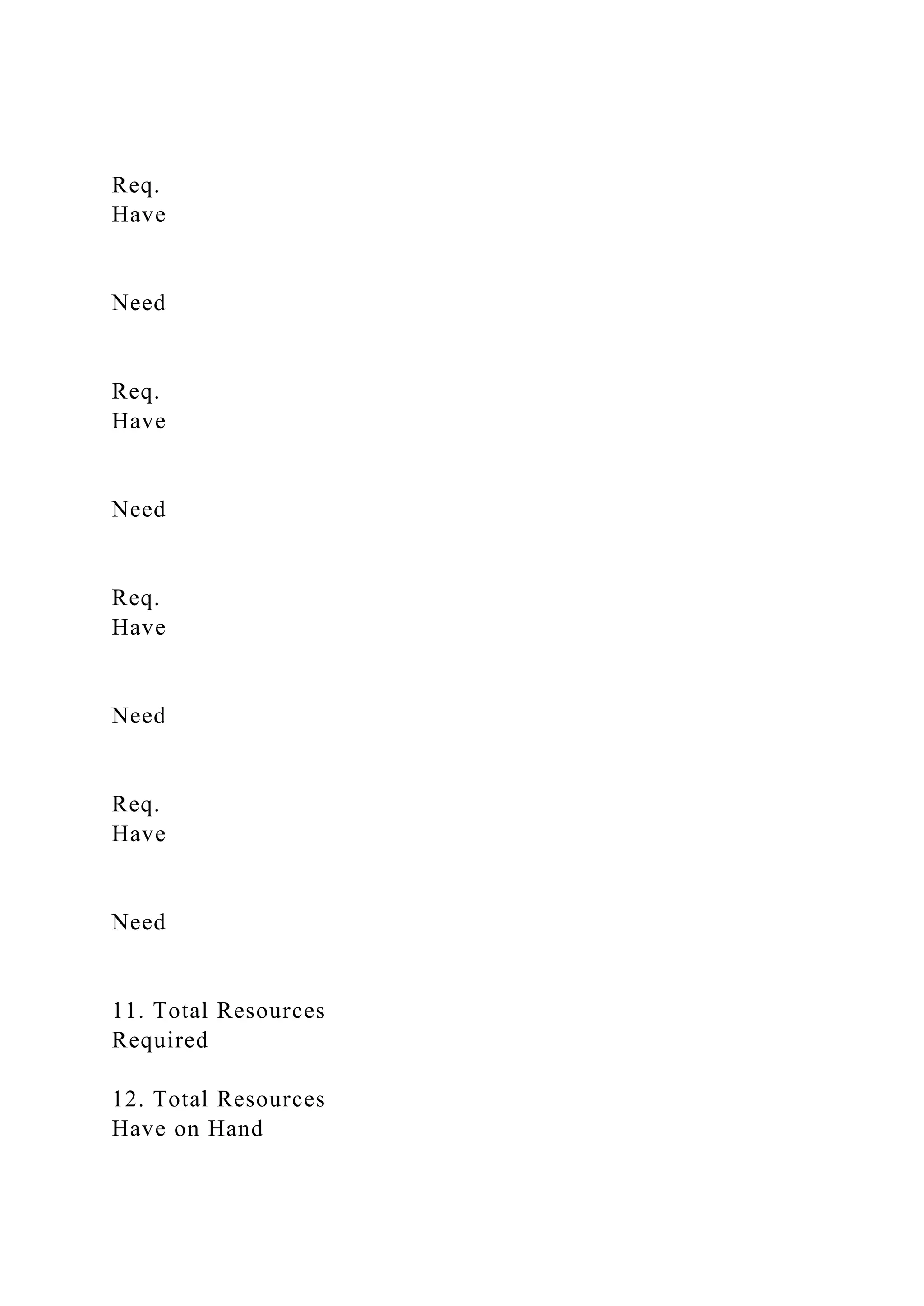 OPERATIONAL PLANNING WORKSHEET (ICS 215) 1. Incident Nam.docx
