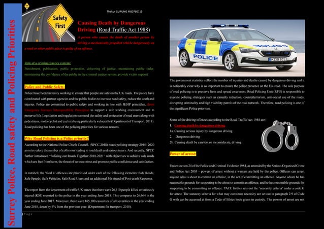 Operational policing poster | PPT