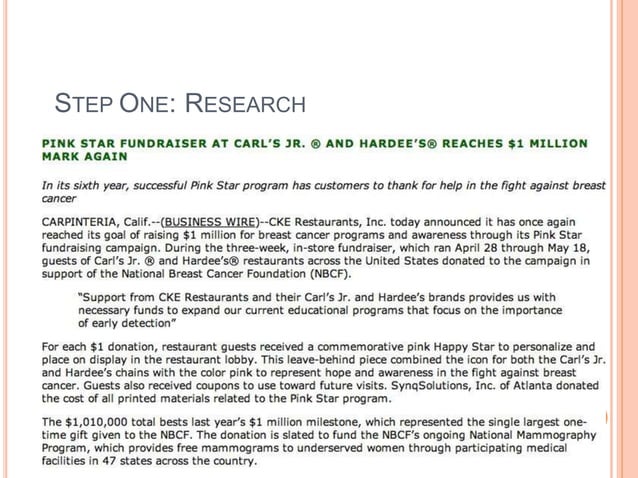 OPERATIONAL PROCESS OF PUBLIC RELATIONS.pptx | Education