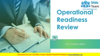 Operational Readiness Review PowerPoint Presentation Slides | PDF