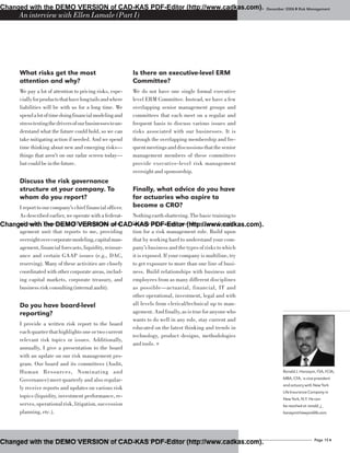 Operational and reputational risk: Essential components of ERM | PDF