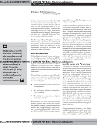 Operational and reputational risk: Essential components of ERM | PDF