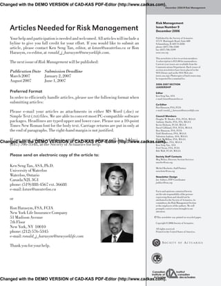 Operational and reputational risk: Essential components of ERM | PDF