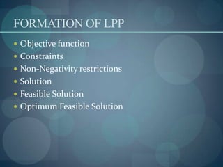 Linear Programming Feasible Region | PPTX