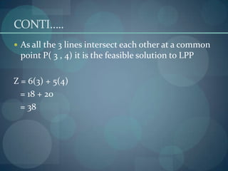 Linear Programming Feasible Region | PPT
