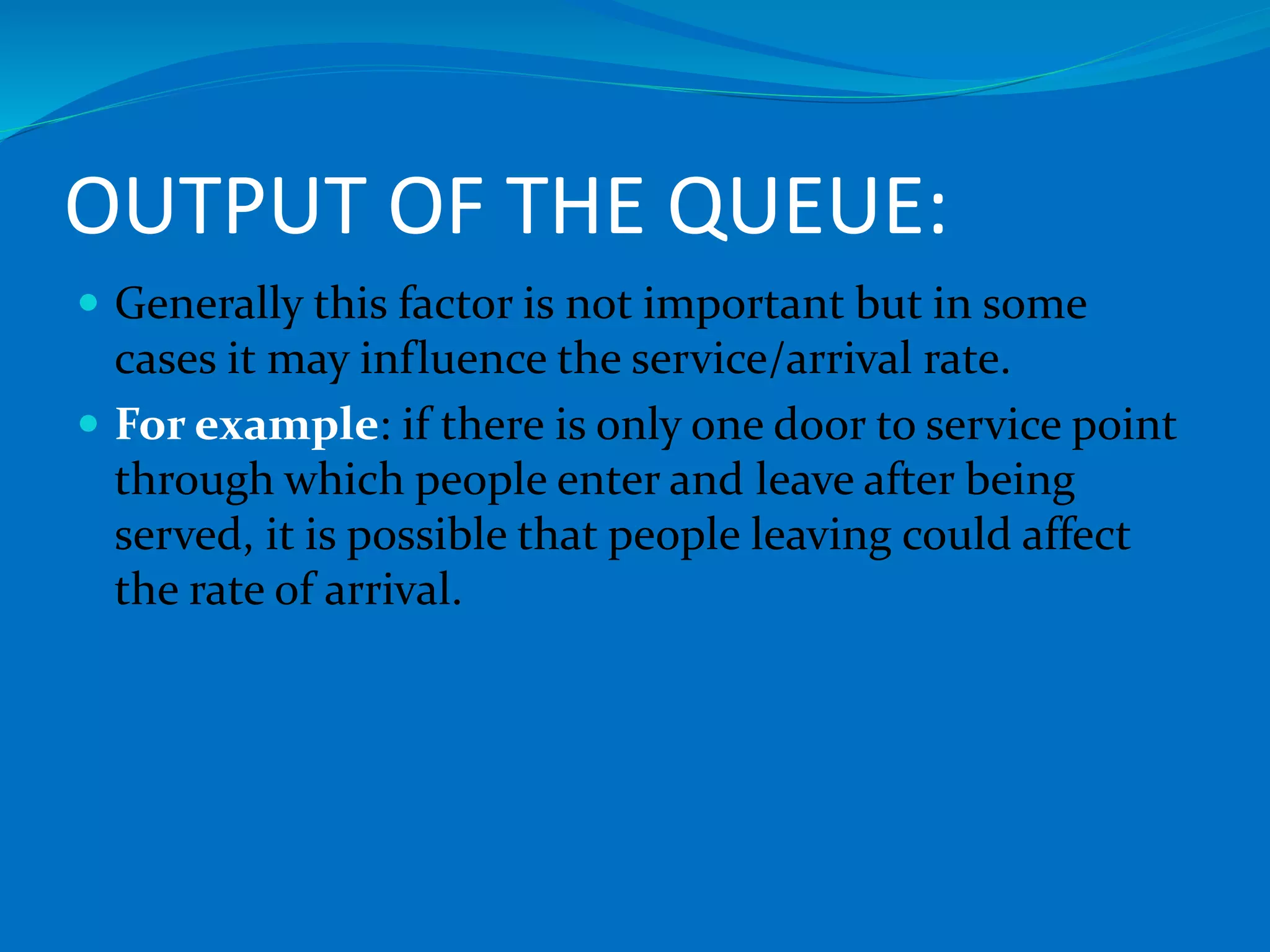 Operational research queuing theory | PPTX