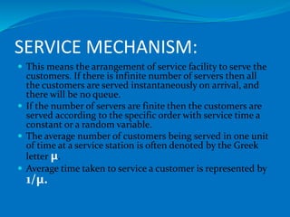 Operational research queuing theory | PPTX