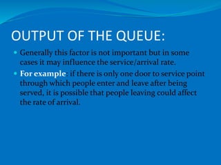 Operational research queuing theory | PPTX
